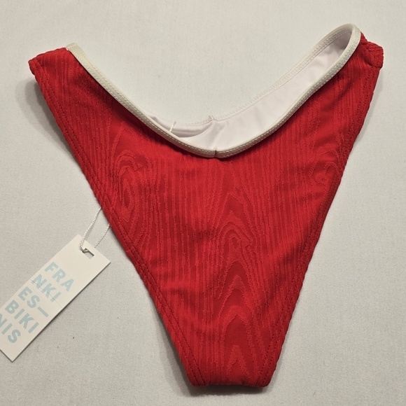 Frankie's Bikinis | Swim | New Frankies Bikinis Red Bikini Bottoms ...
